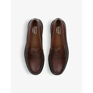 G.H. Bass & Co. 90s Larson Leather Penny Loafer 6 In Mid Brown